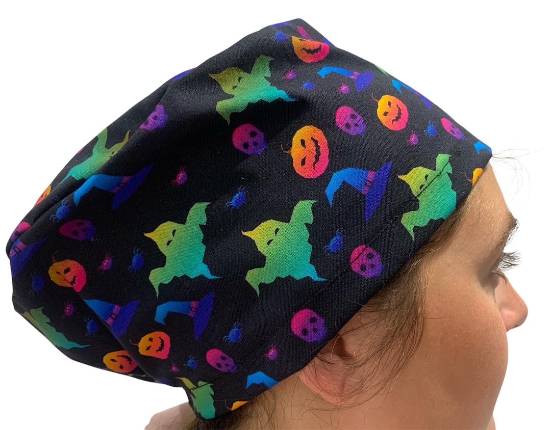 Surgical Theatre Scrub Hats Caps Halloween Ghosts Surgical Medical ...
