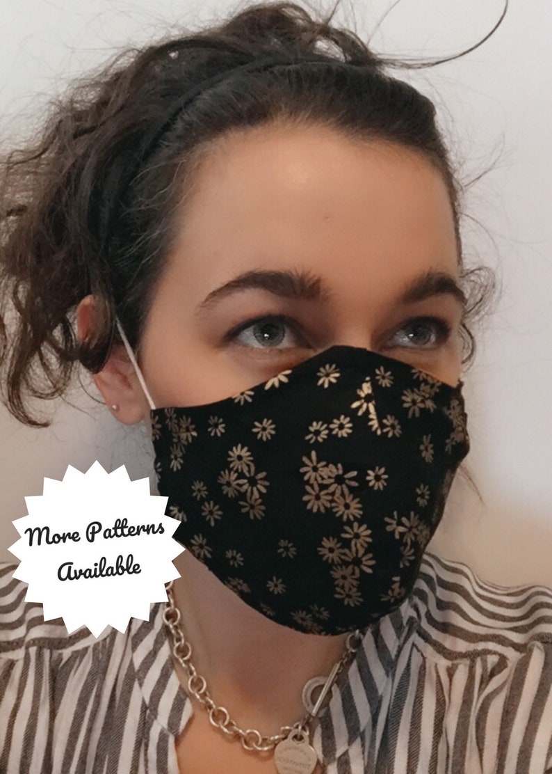 Metallic Face Mask in 4 Sizes Reusable Masks Washable | Etsy