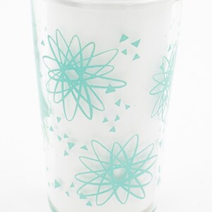 Teal Atomic Juice Glasses by Anchor Hocking Set of 4 in Original ...