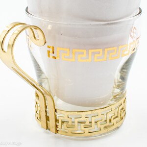 Gold Greek Key Coffee Cups by Libbey Glass Set of 6 in Original Box - Etsy