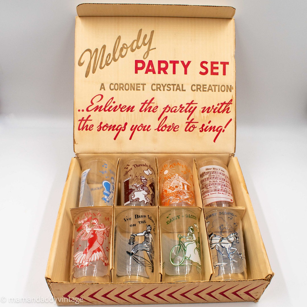 Coronet Melody Party Set in Original Box Set of 8 - Etsy
