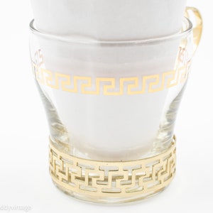 Gold Greek Key Coffee Cups by Libbey Glass Set of 6 in Original Box - Etsy