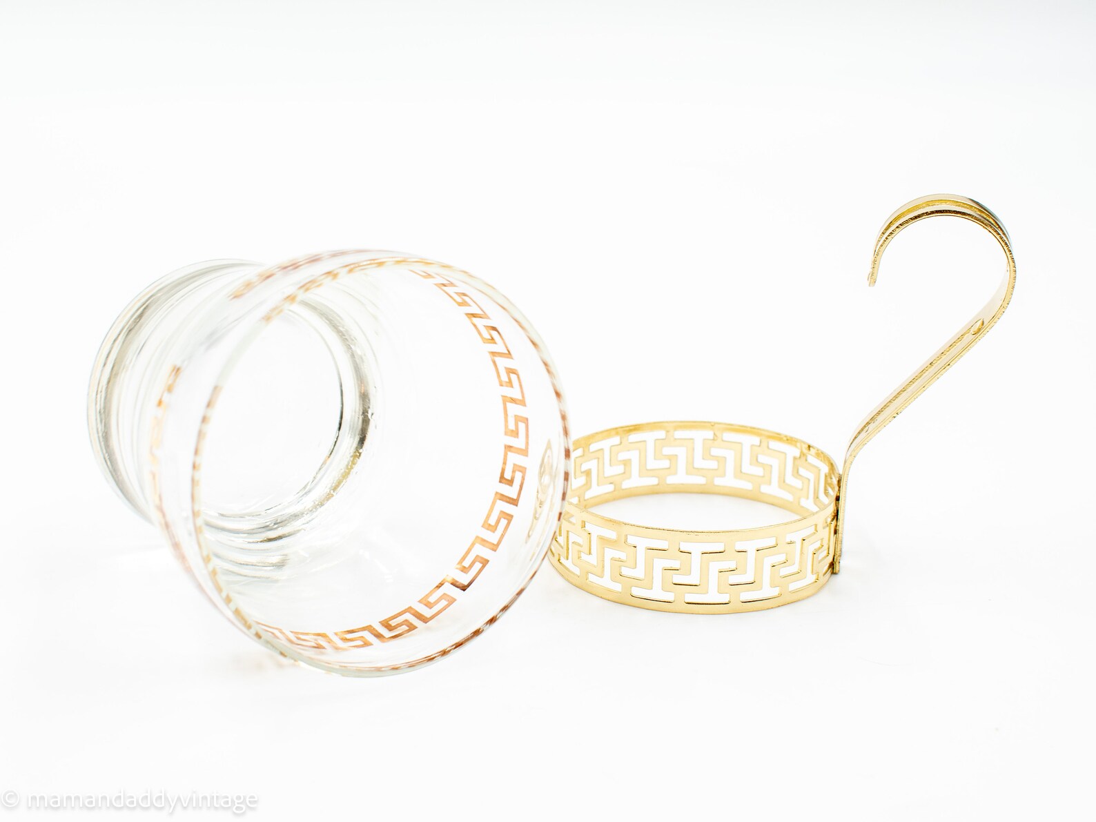 Gold Greek Key Coffee Cups by Libbey Glass Set of 6 in Original Box - Etsy