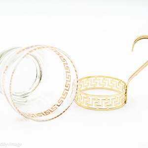 Gold Greek Key Coffee Cups by Libbey Glass Set of 6 in Original Box - Etsy