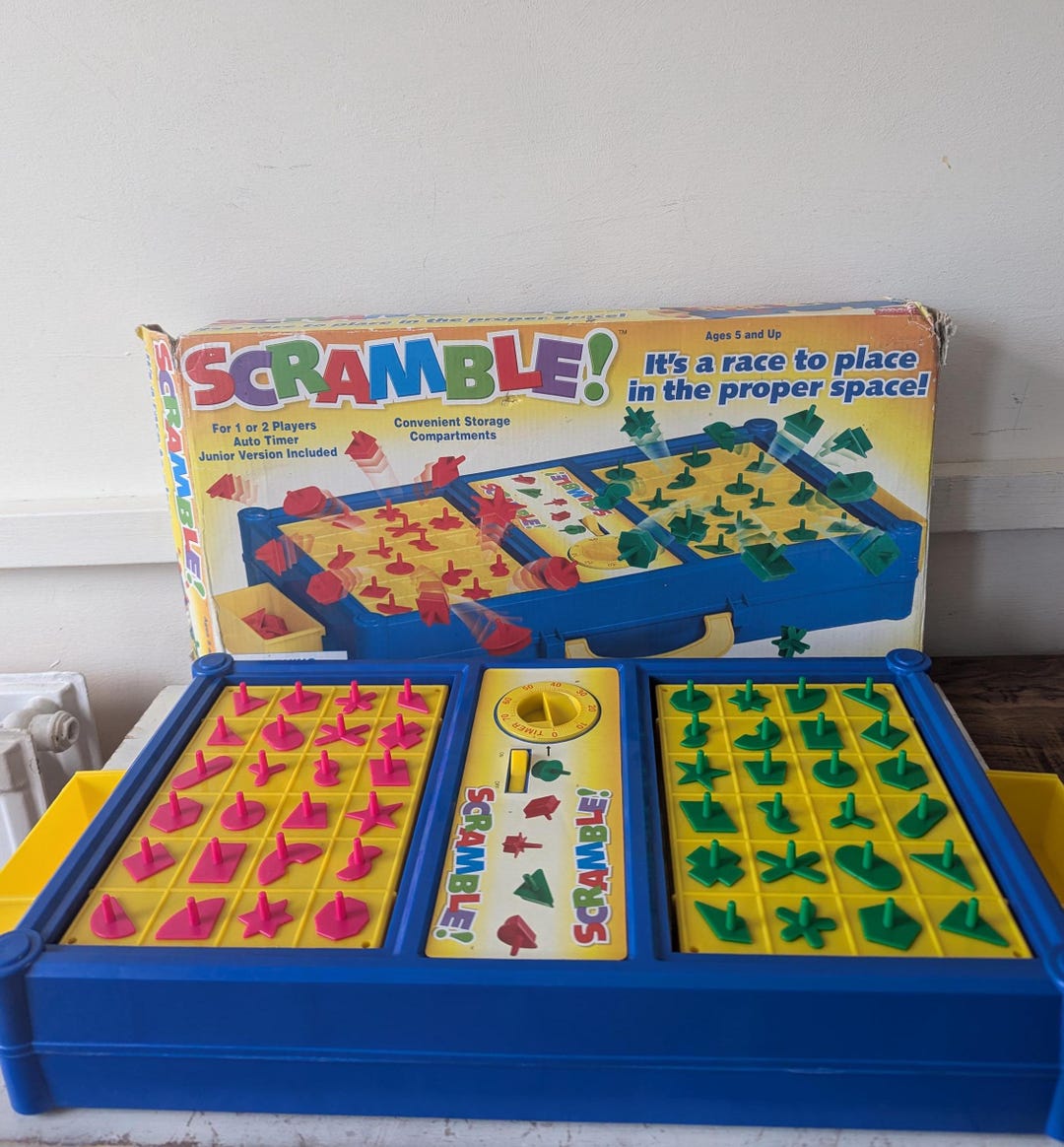 Vintage Scramble Board Game 2 Player Game Complete 2003 - Etsy