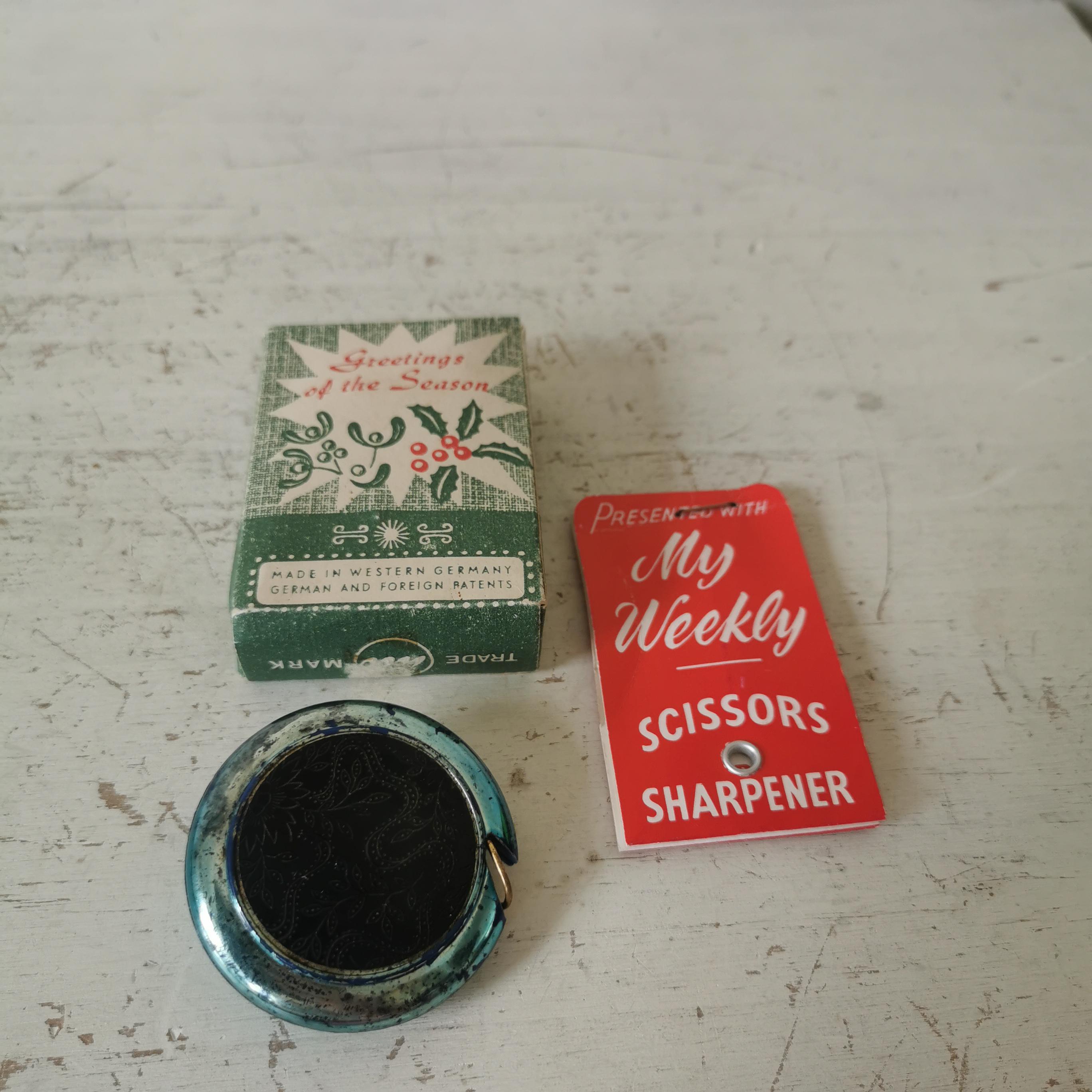 Vintage Sewing Set. Dean Tape Measure Made in England, West German ...