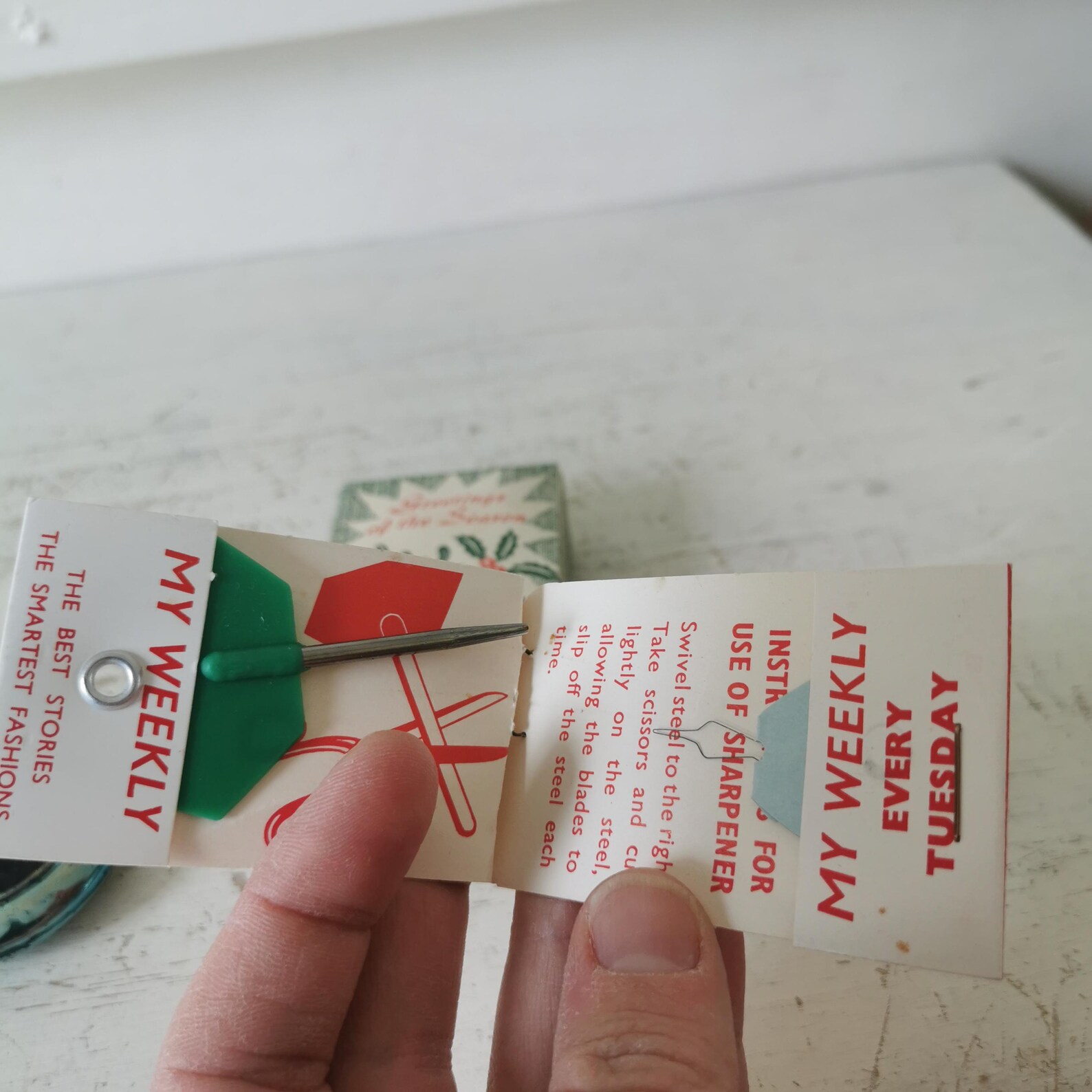 Vintage Sewing Set. Dean Tape Measure Made in England, West German ...