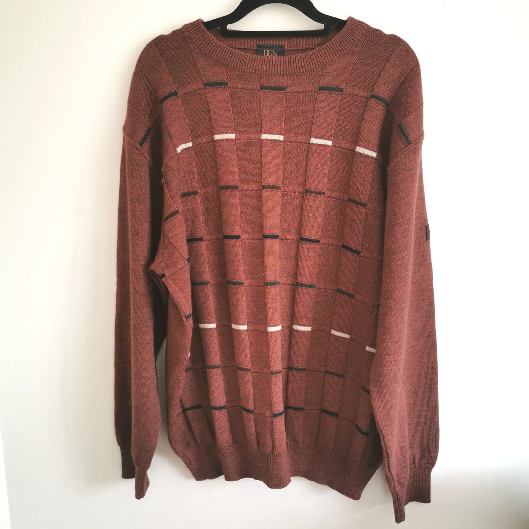 Vintage Pattern Dg's Prestige Collection Merino Wool Knitted Jumper ...