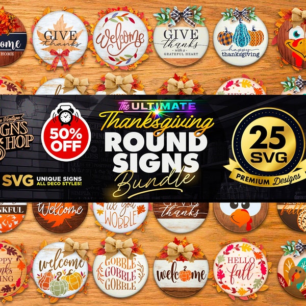 Thanksgiving Signs - Etsy