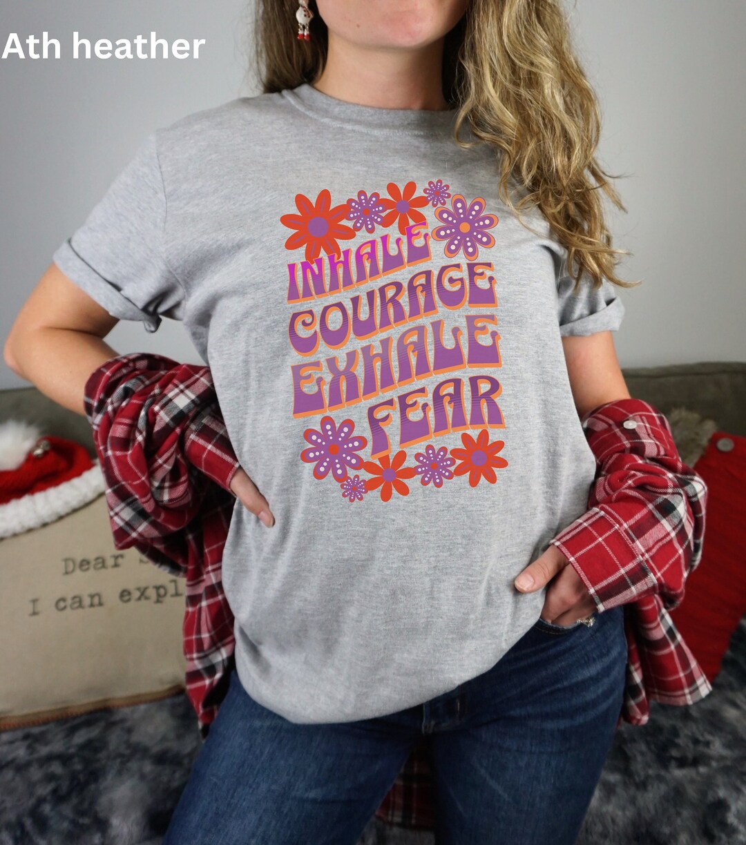 Inspirational Tee-shirt, Motivational Quote Graphic Tee, Uplifting ...