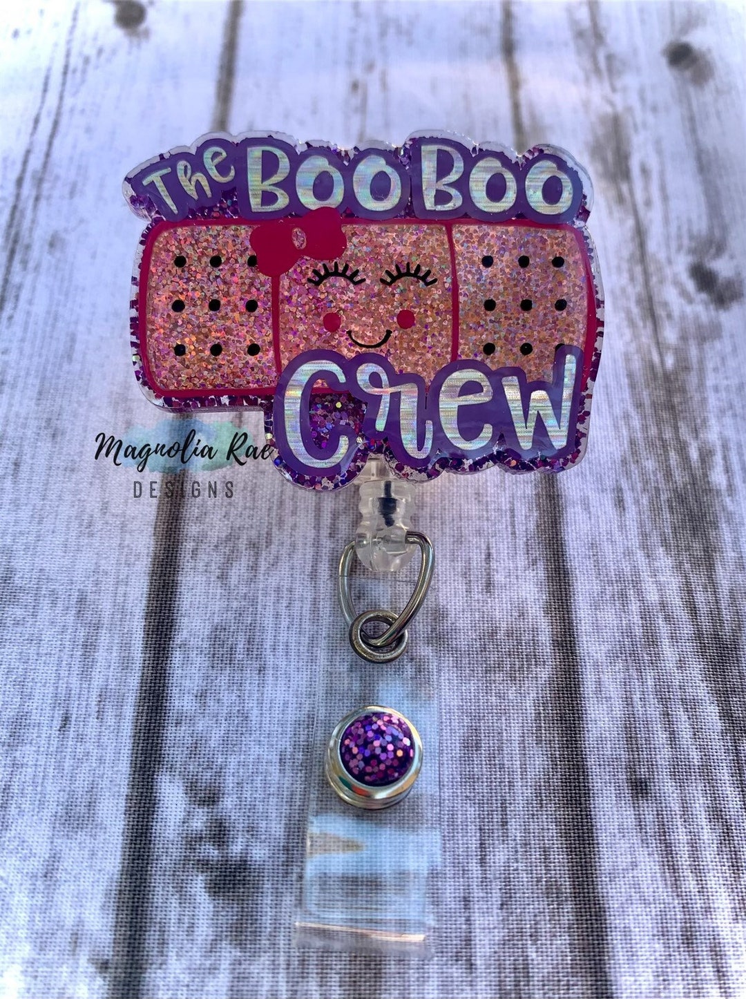 The Boo Boo Crew Badge Reel - Cute School Nurse Badge Reel - Peds ...