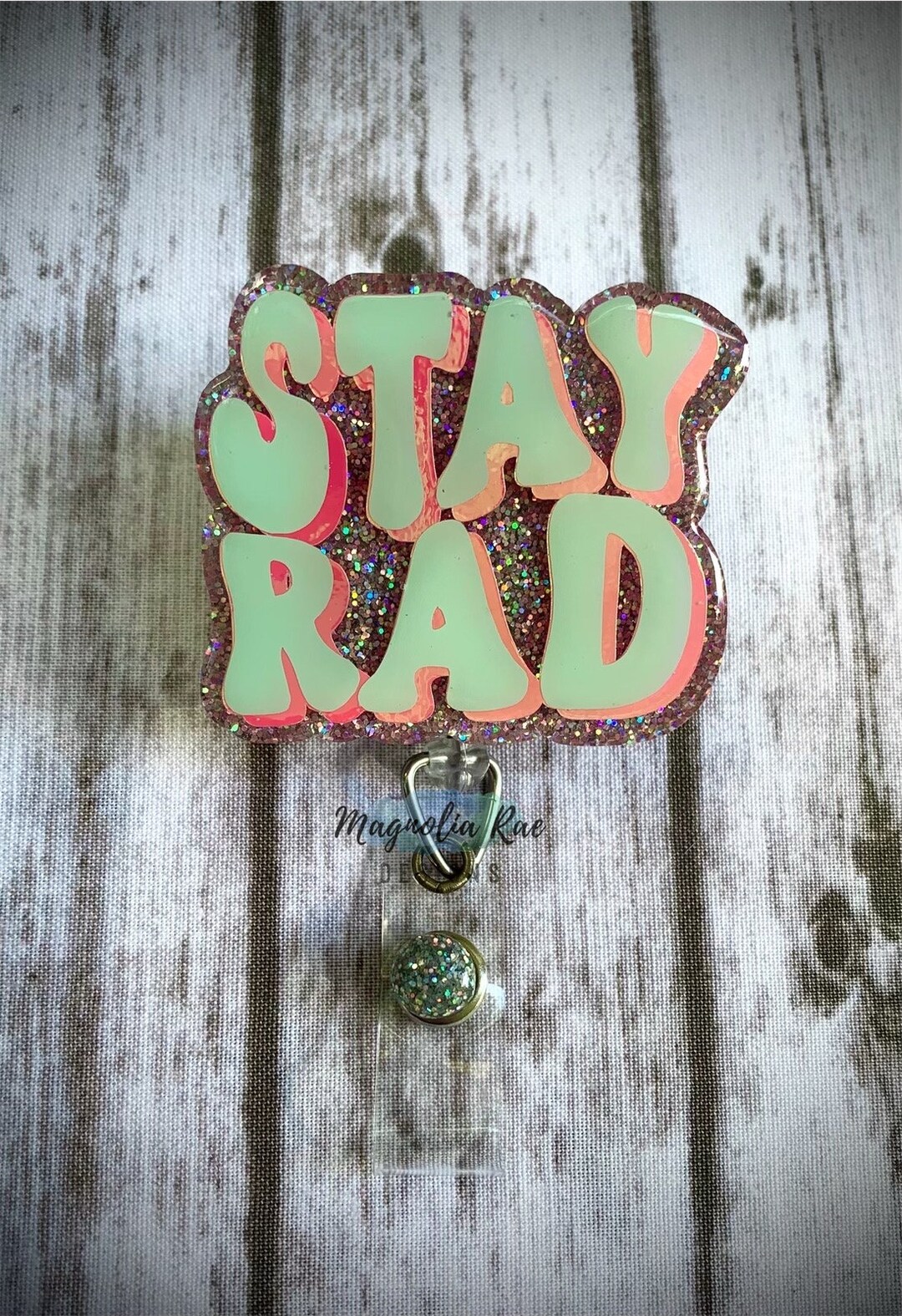 Stay Rad Badge Reel Cute XRAY Radiology Tech ID Name Holder - Etsy