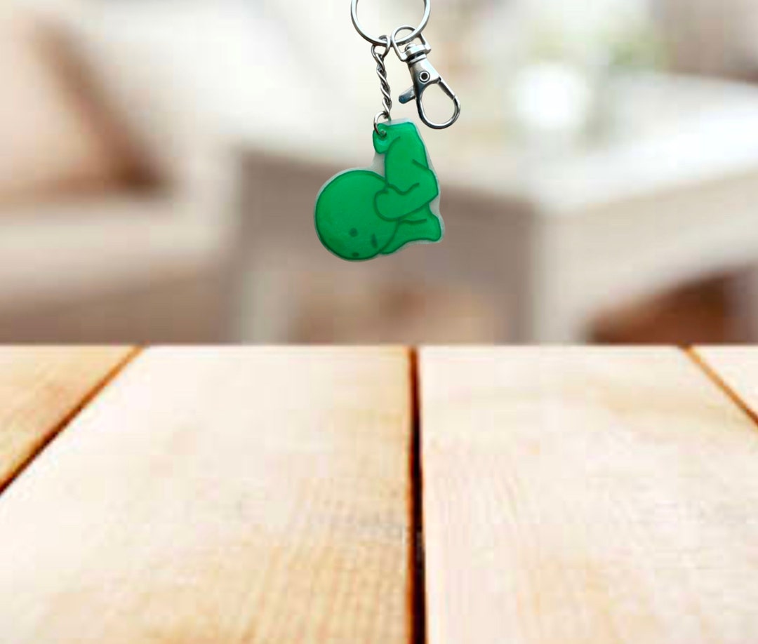 Adorable Hand Painted Smiski Key Chain Miniature Collectible Cute Gift ...