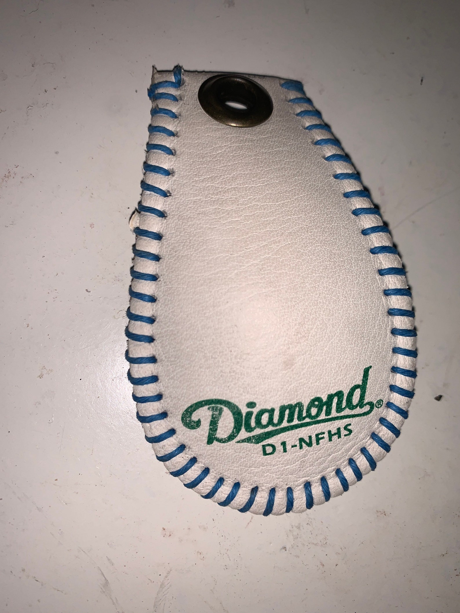 Leather Baseball Keychain - Etsy