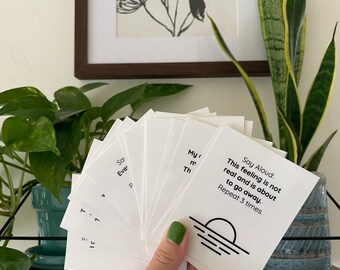 Panic Coping Cards - Etsy