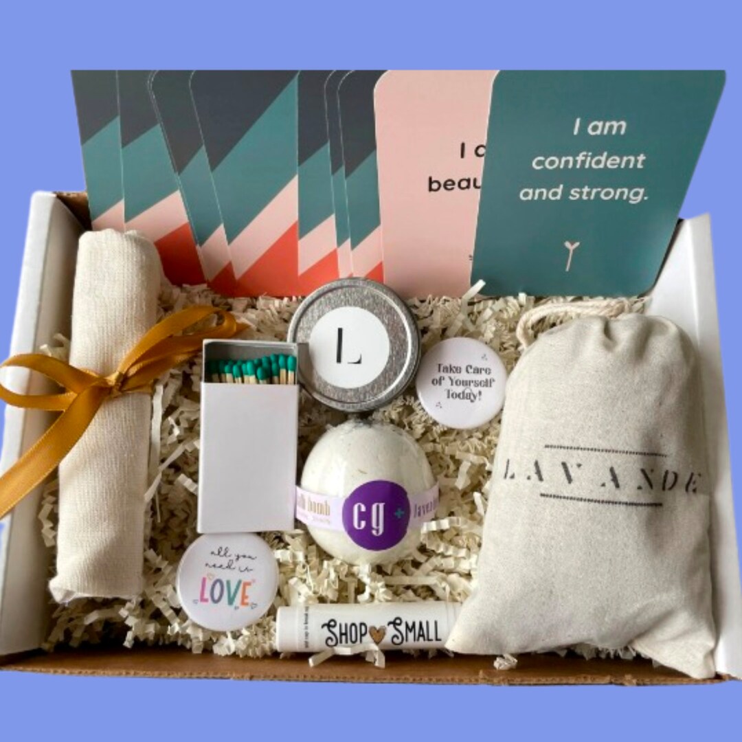 Wellness Affirmation Box Self Care Package Get Well Soon - Etsy