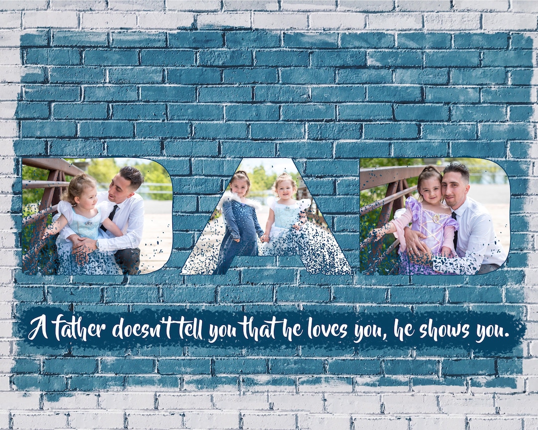 INSTANT DOWNLOAD - Father's Day Brick Wall 8x10, PS Composite, Digital ...