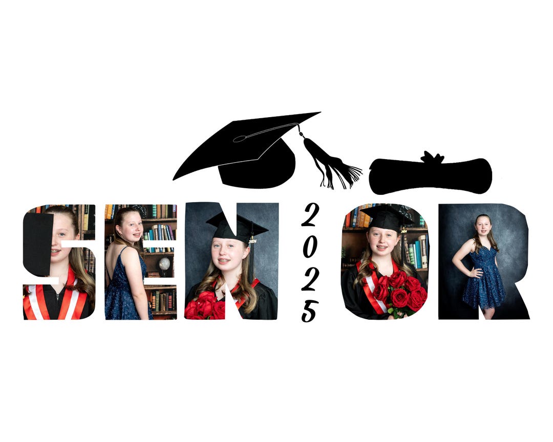 INSTANT DOWNLOAD - Senior 2025, 2026, 2027 11x14, Composite, Digital ...