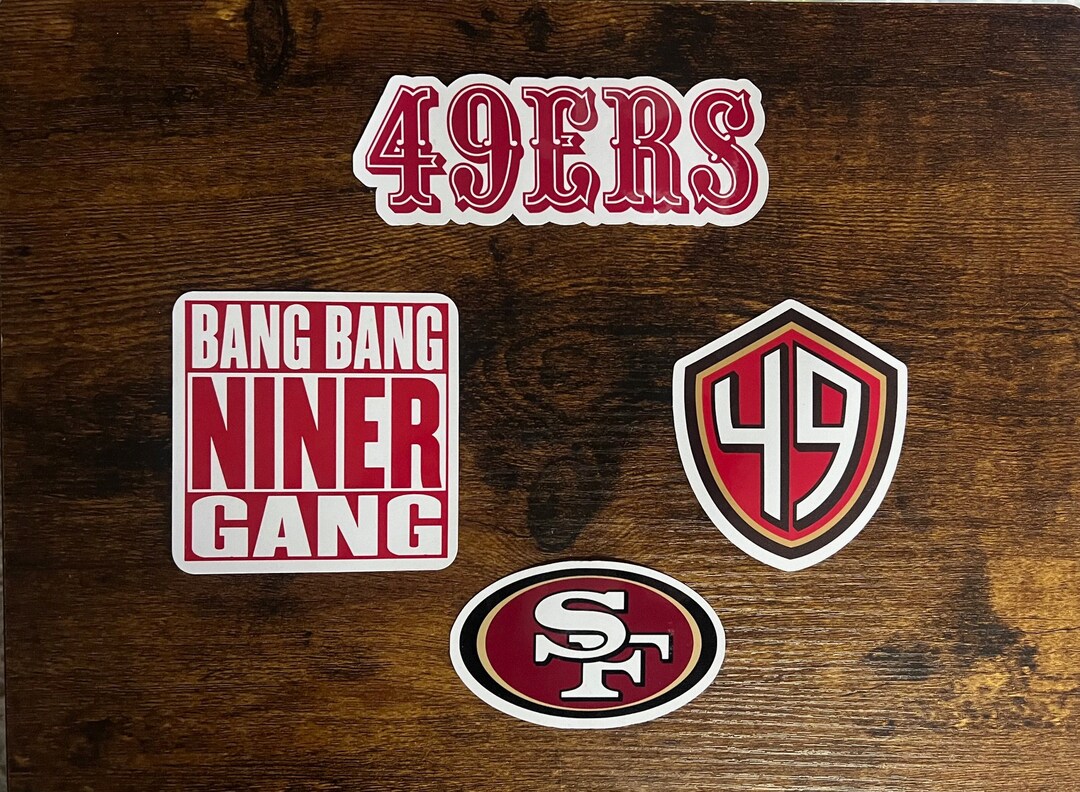 Niners Stickers 4 Inch Indoor/outdoor Waterproof - Etsy