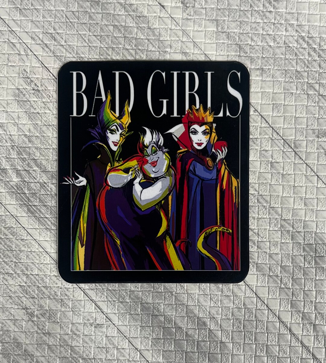 Disney Villains bad Girls 4 Sticker Indoor/outdoor - Etsy
