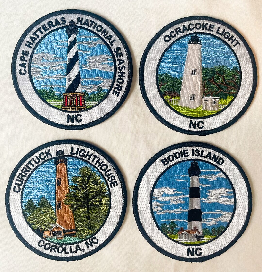 Outer Banks Embroidered Coasters - Etsy