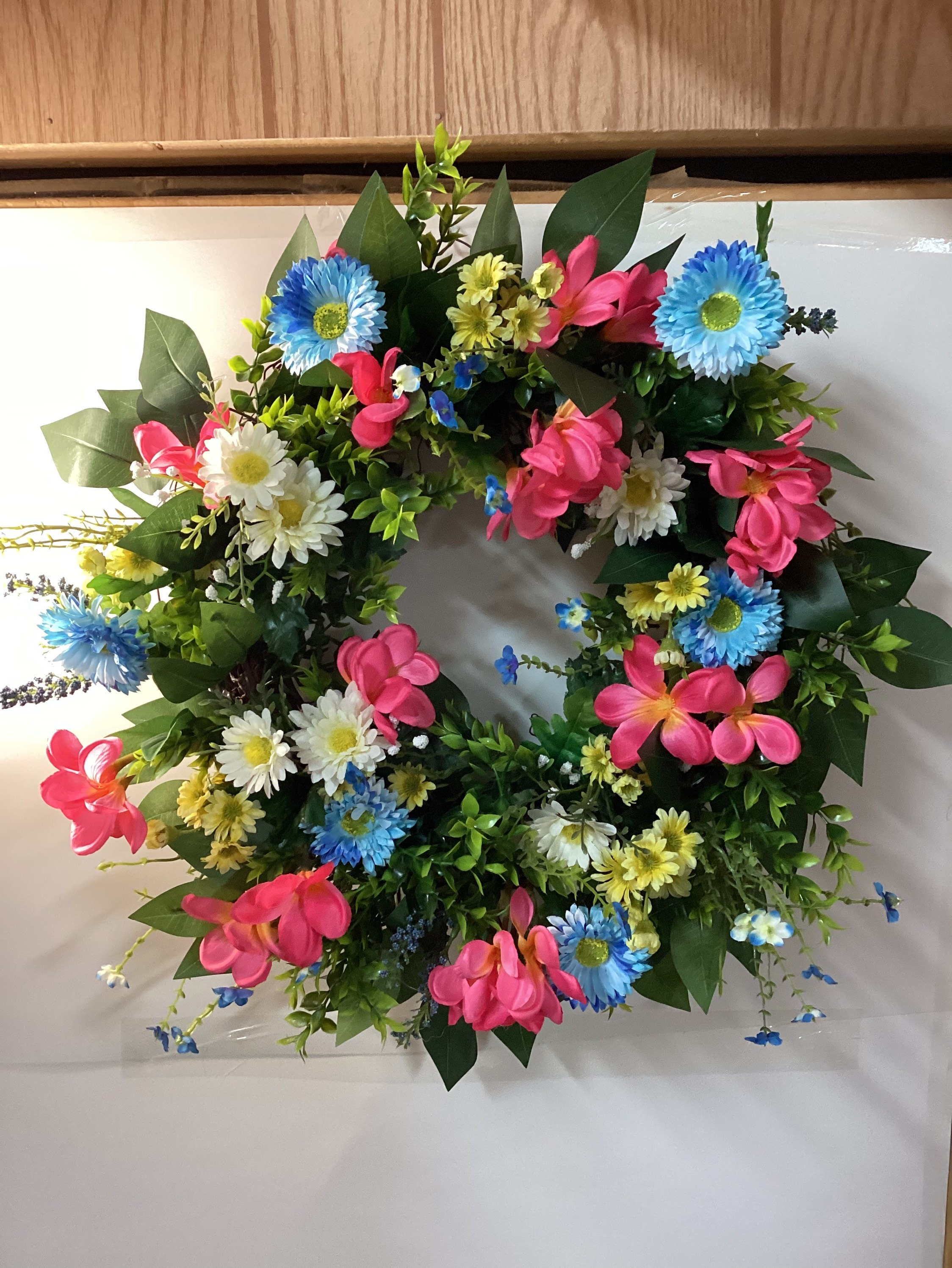 Beautiful Floral Wreath With Beautiful Greenery and Luscious - Etsy