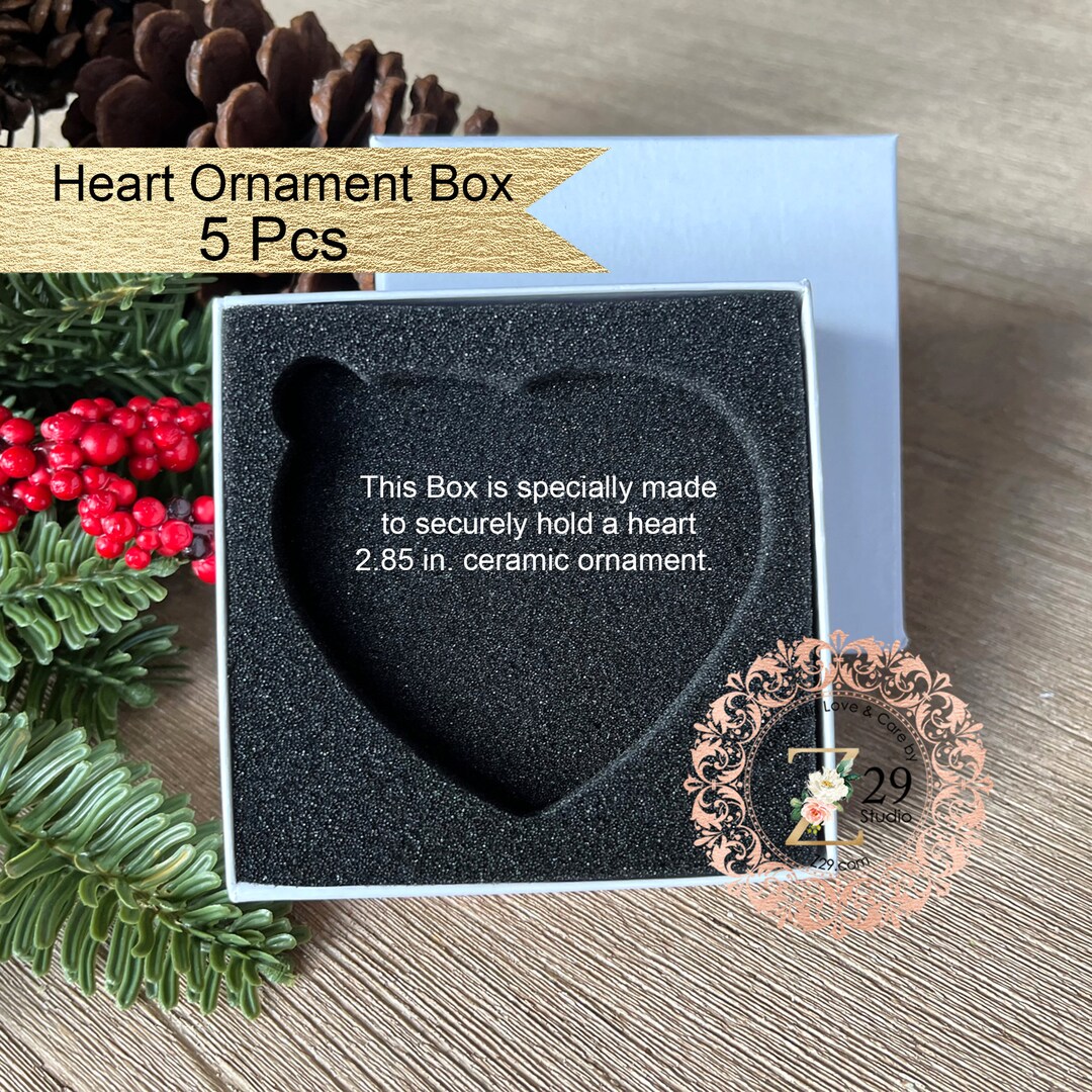 Heart Ornament Gift Box-gift Box for Heart Porcelain Ornaments With ...