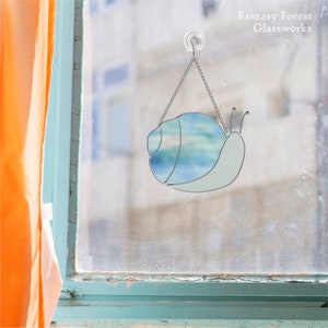 Snail, Stained Glass Pattern, Suncatcher, Digital Download, PDF, PNG - Etsy