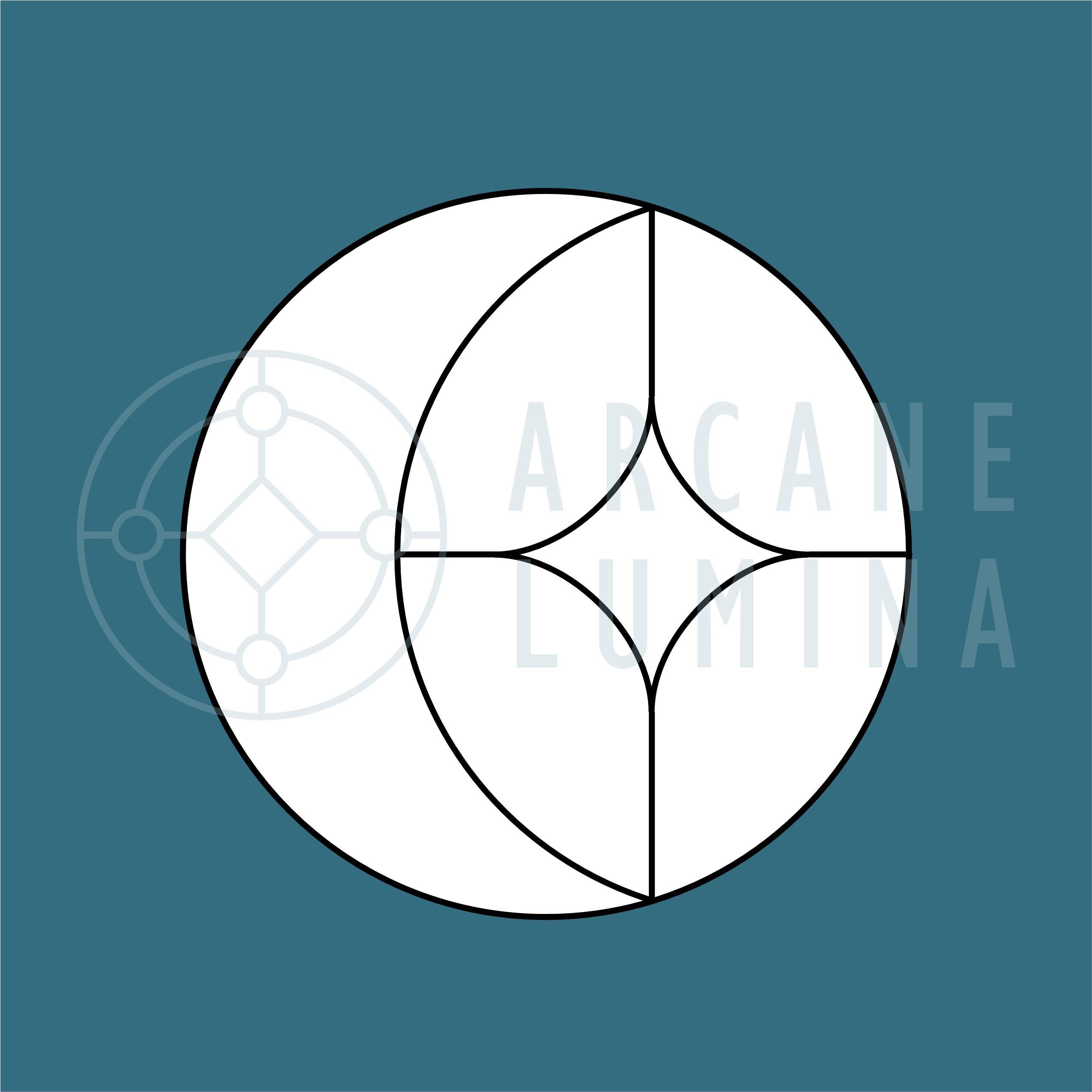 Moon Star, Stained Glass Pattern, Suncatcher, Digital Download, PDF ...