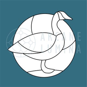Canada Goose, Stained Glass Pattern, Suncatcher, Digital Download, PDF ...