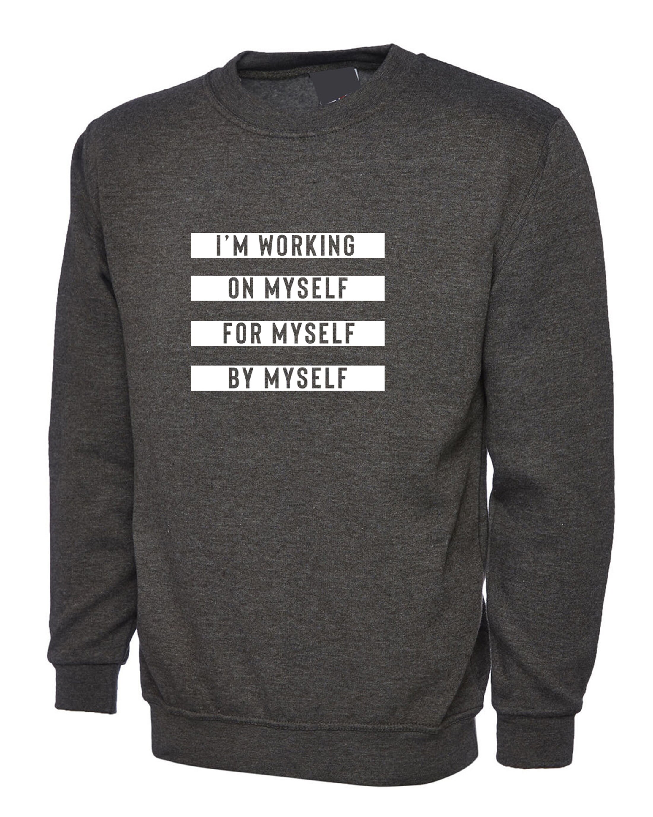 I'm Working on Myself for Myself by Myself Funny Gym - Etsy UK