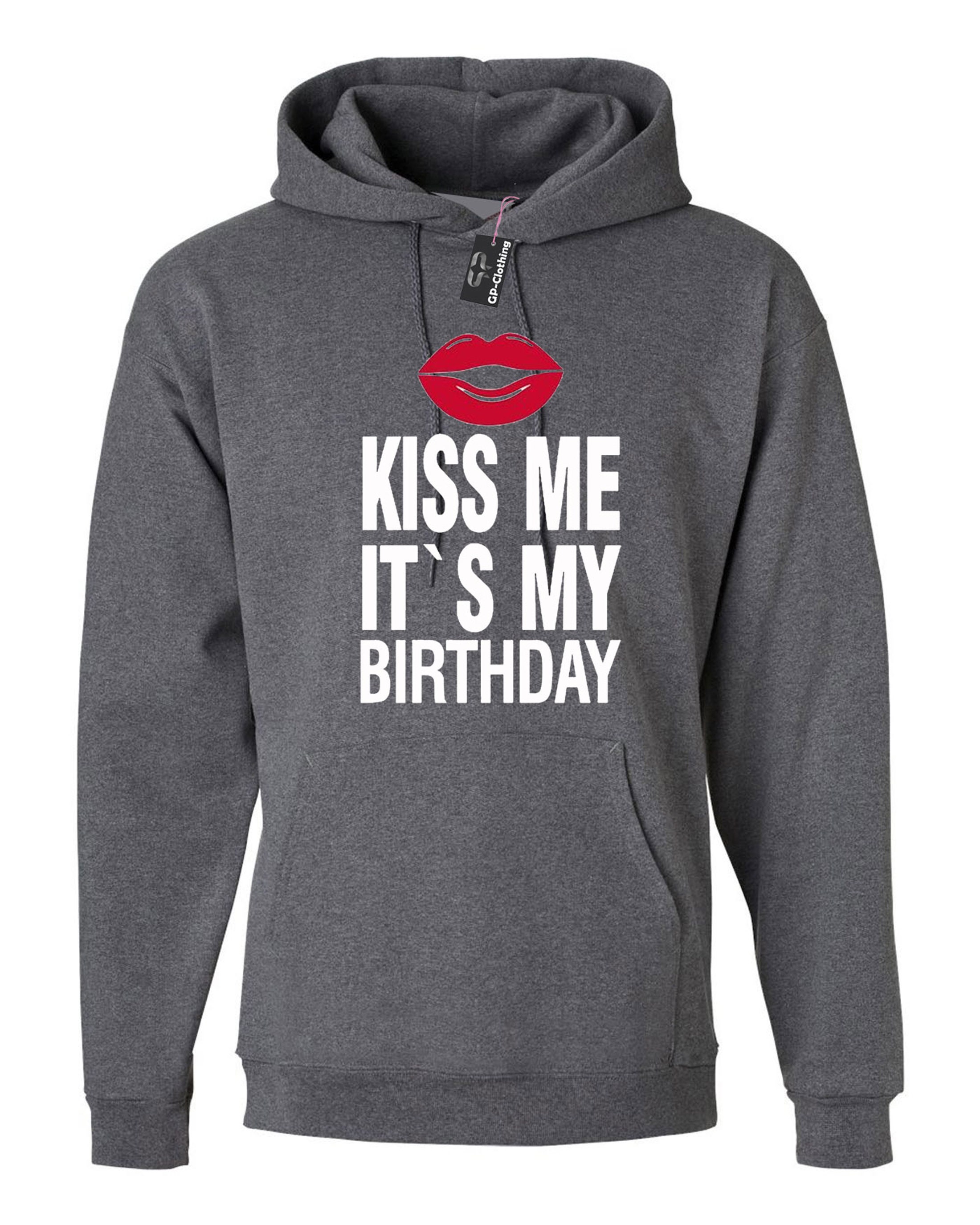 Mens Funny Hoodie Hoody Hood Hooded Kiss Me it's my | Etsy