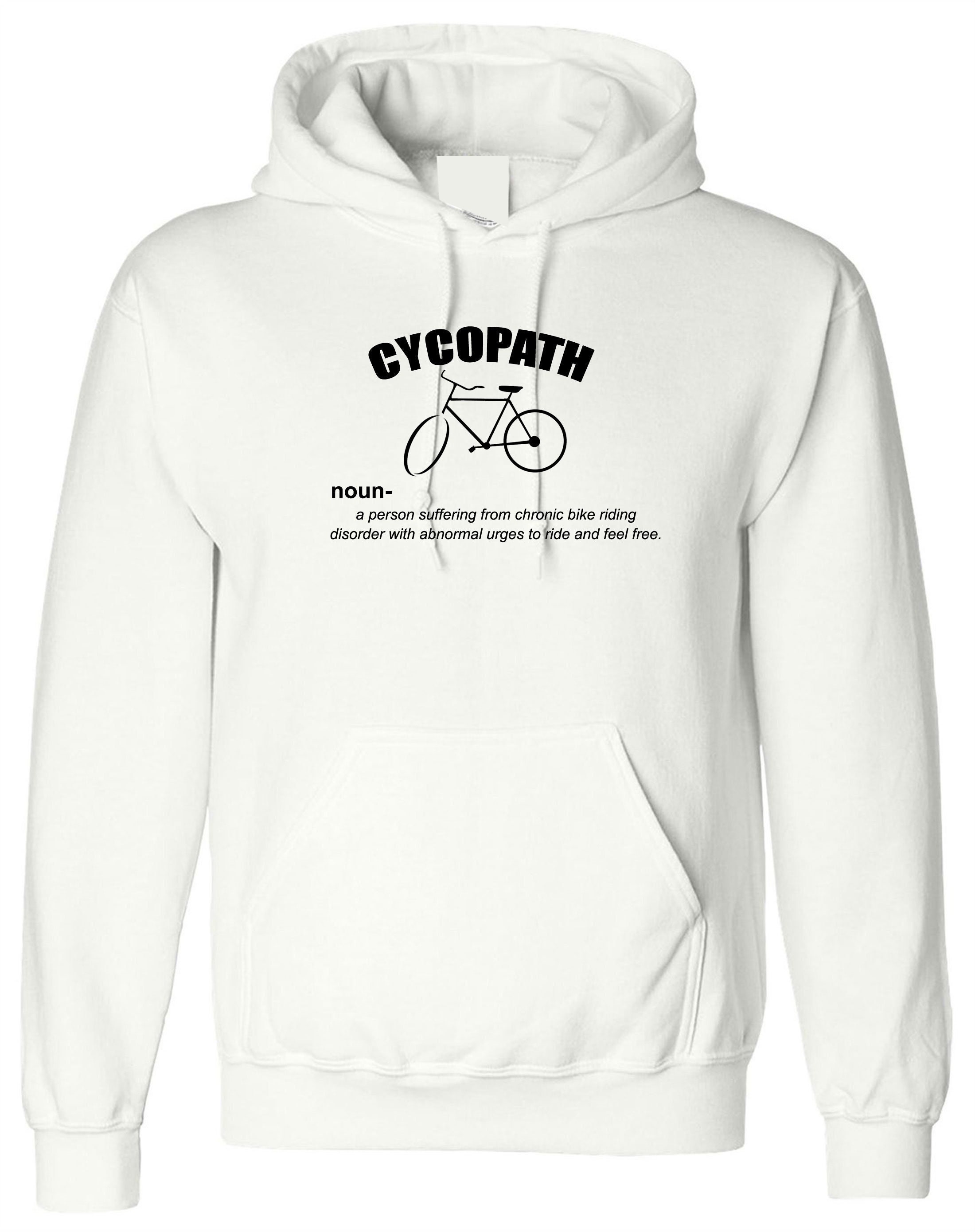 Cycopath hoodie grappig fietsen hooded fiets minnaar cadeau hoody voor ...