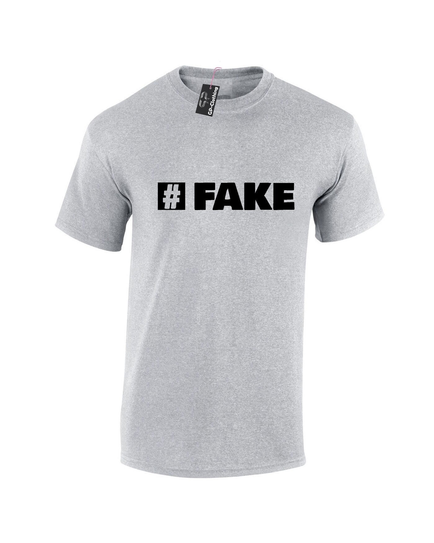 Fake T Shirts Tshirt T Shirt T-shirt Tee Shirt Dope Trend Hate Fake ...