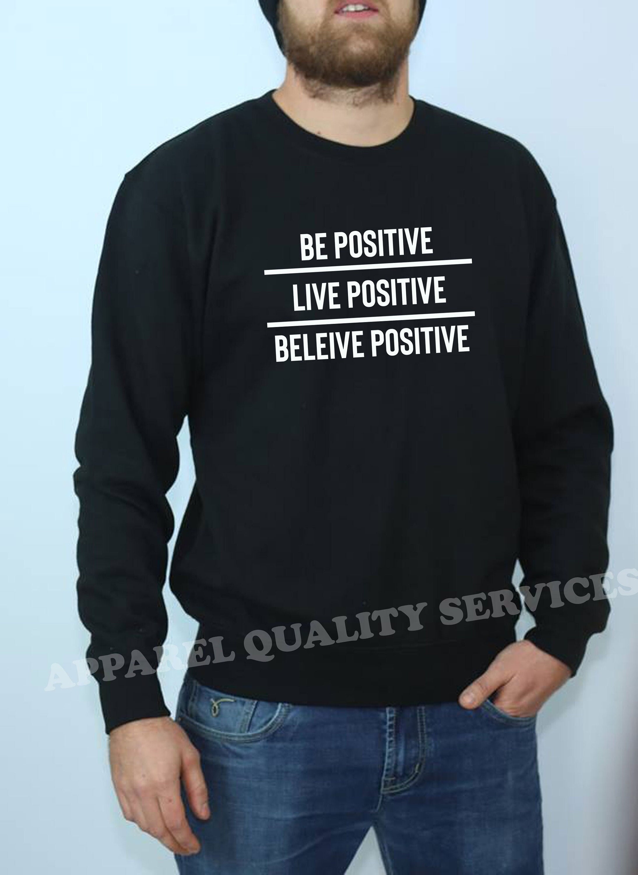 Ser positivo vivir positivo creer positivo motivacional - Etsy España