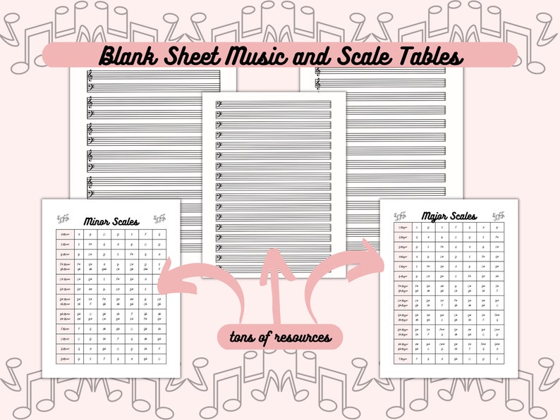 Music Practice Planner: Printable | Musician's Journal | Musician ...