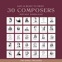 Classical Conversations Cycle 1 Music Spring Pack- Composers and ...