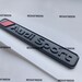 Audi TTS Set, Gloss Black, New, Emblem, Badges Package, Lettering, New ...