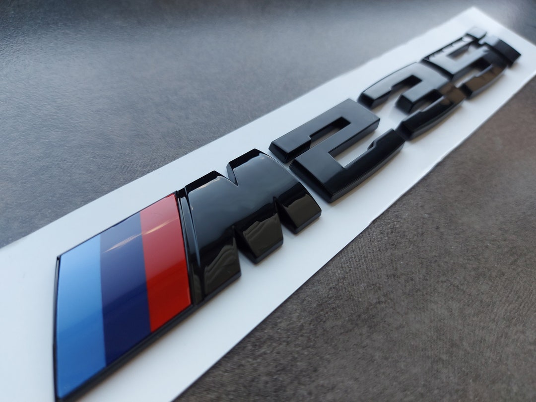 Bmw M235i Emblem Black Glossy New in Foil, Lettering 2 Series, New ...
