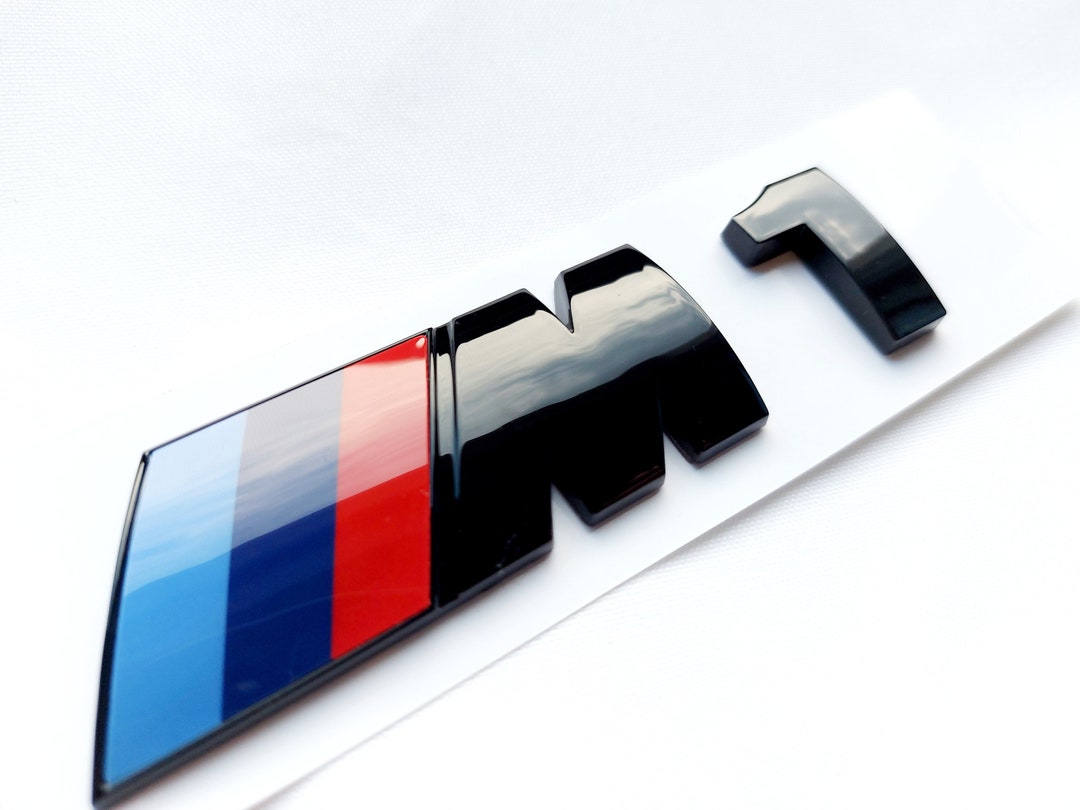 Bmw M1 Emblem Black Shiny New in Foil, Lettering, Badge, Sticker - Etsy