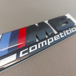 BMW M Competition Emblem, M1, M2, M3, M4, M5, M6...black Glossy, New in ...