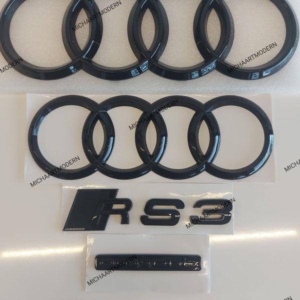 Audi Rs3 Emblem - Etsy