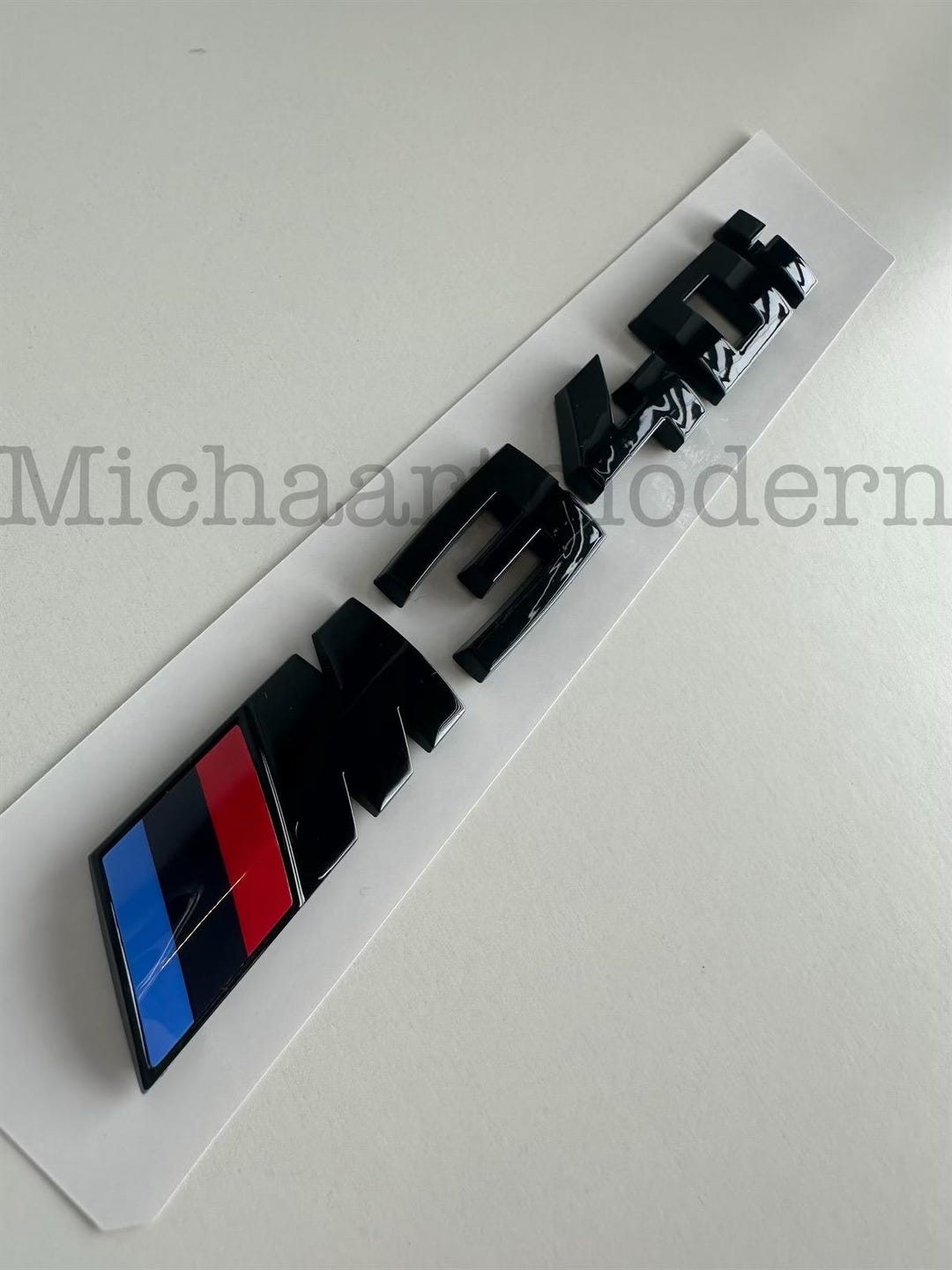 Bmw M340i Emblem Black Glossy New in Foil, Lettering, Badge - Etsy