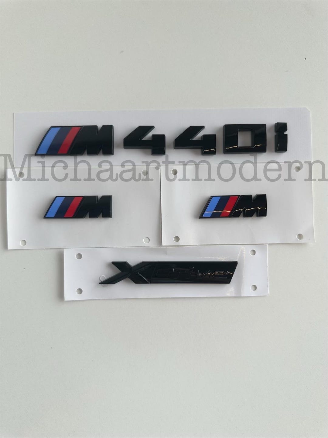 BMW M440i Set, 2 X M Emblems for the Fenders (45 X 15 Mm) + M 440i ...