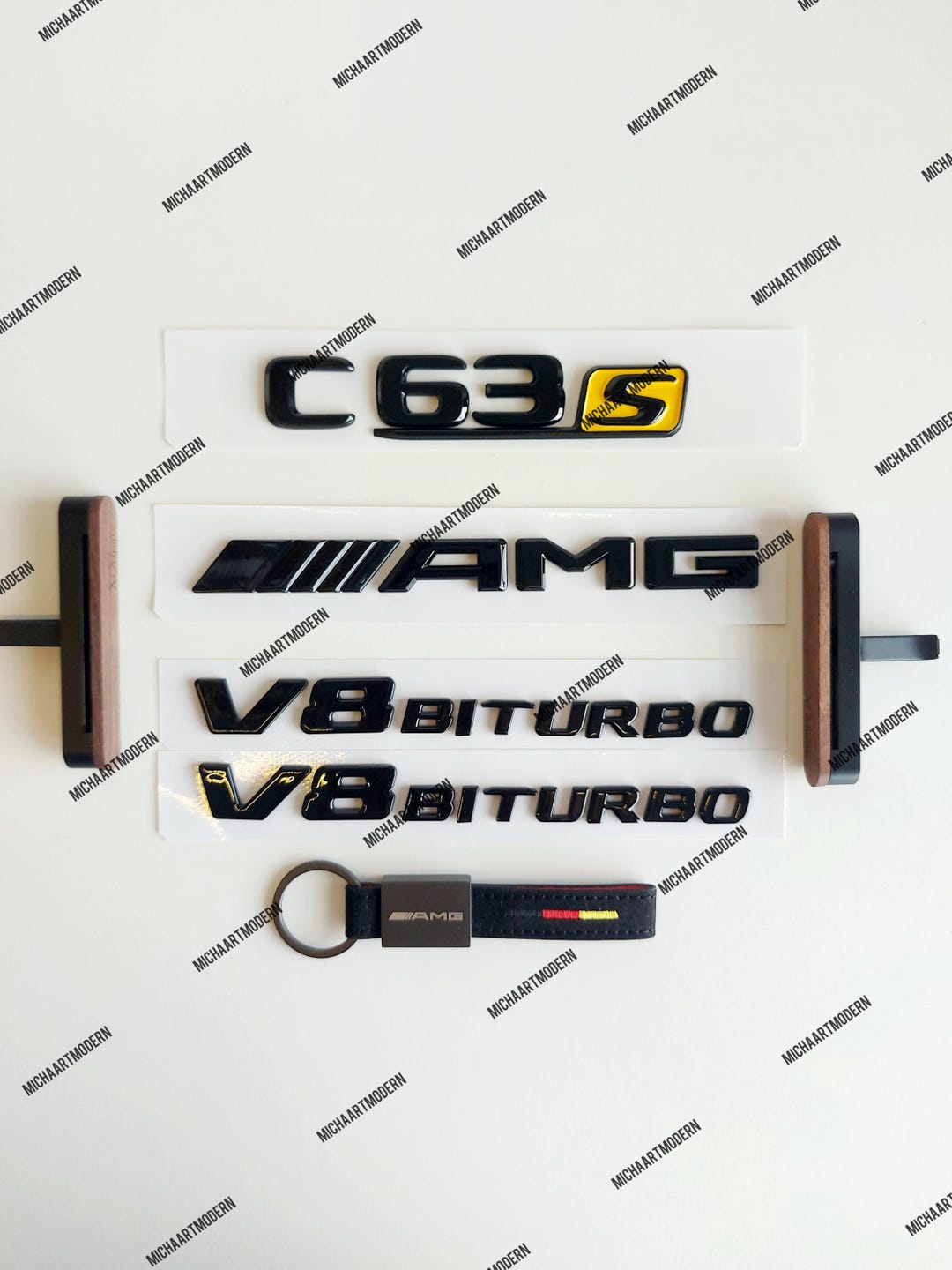 Glossy Black Mercedes C63s AMG Set + Fragrance Set, Exclusive Pack ...