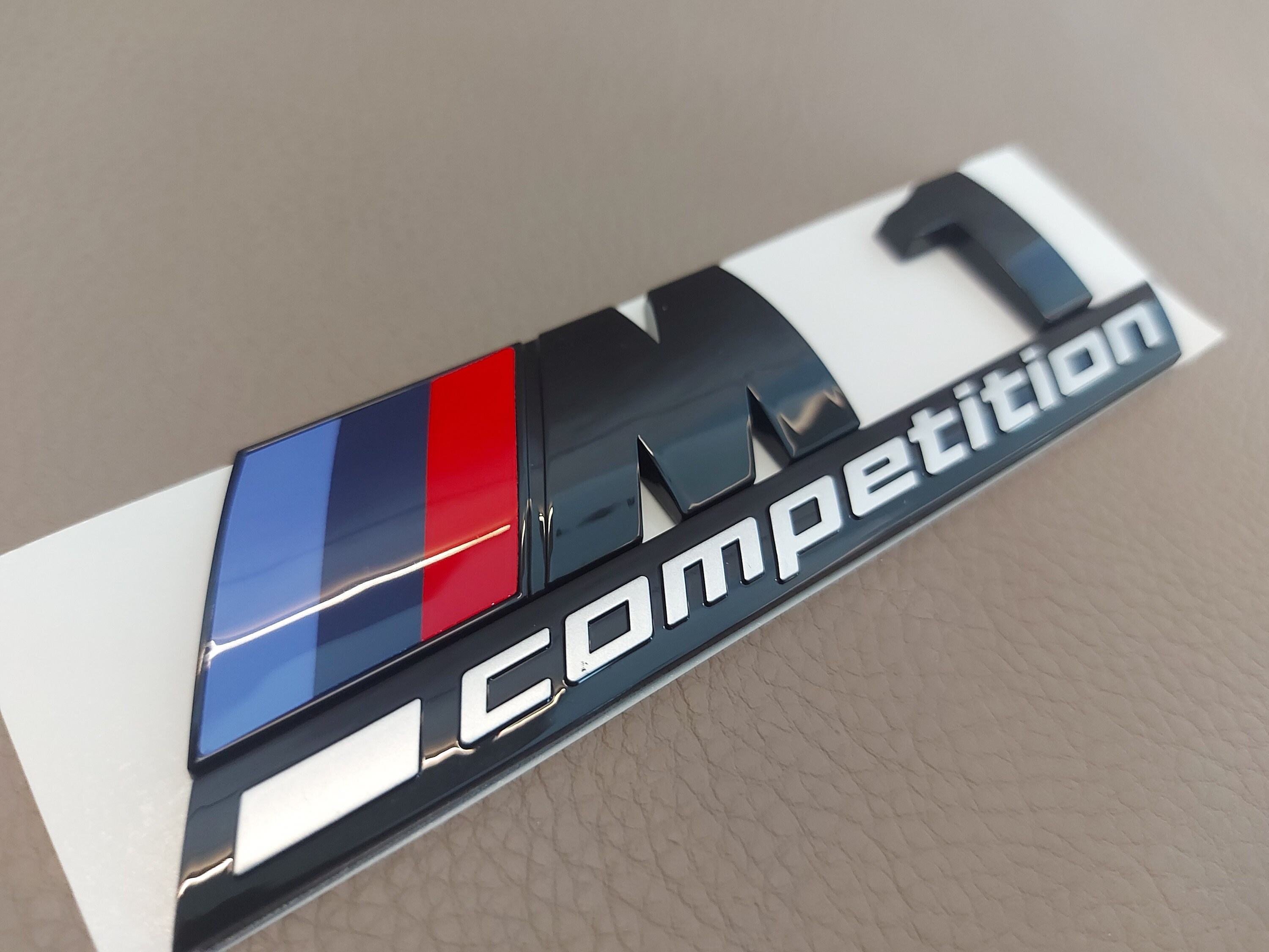 BMW M Competition Emblem, M1, M2, M3, M4, M5, M6...black Shiny New Item ...