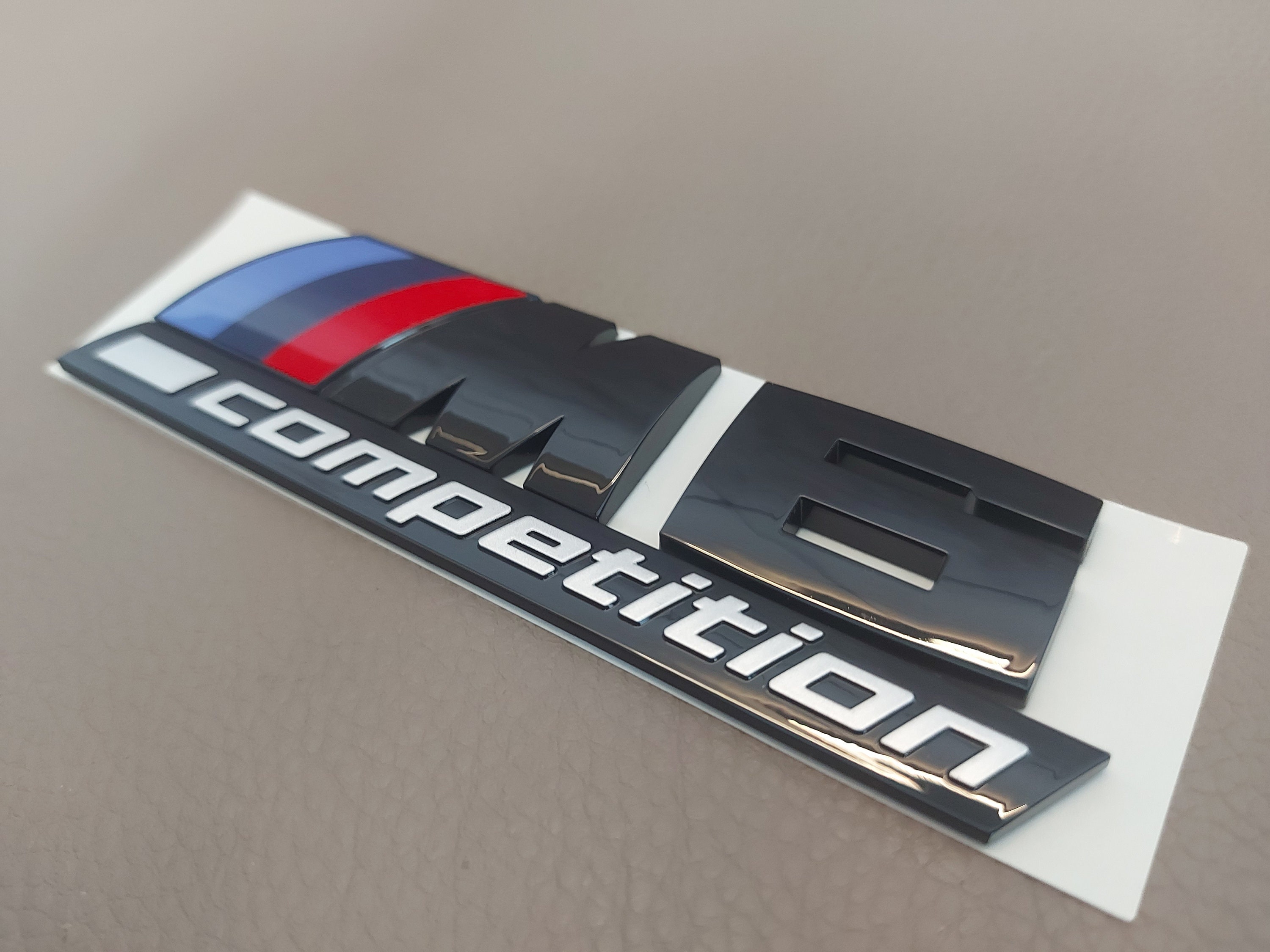 BMW M6 Competition Emblem Shiny Black New Item in Foil - Etsy