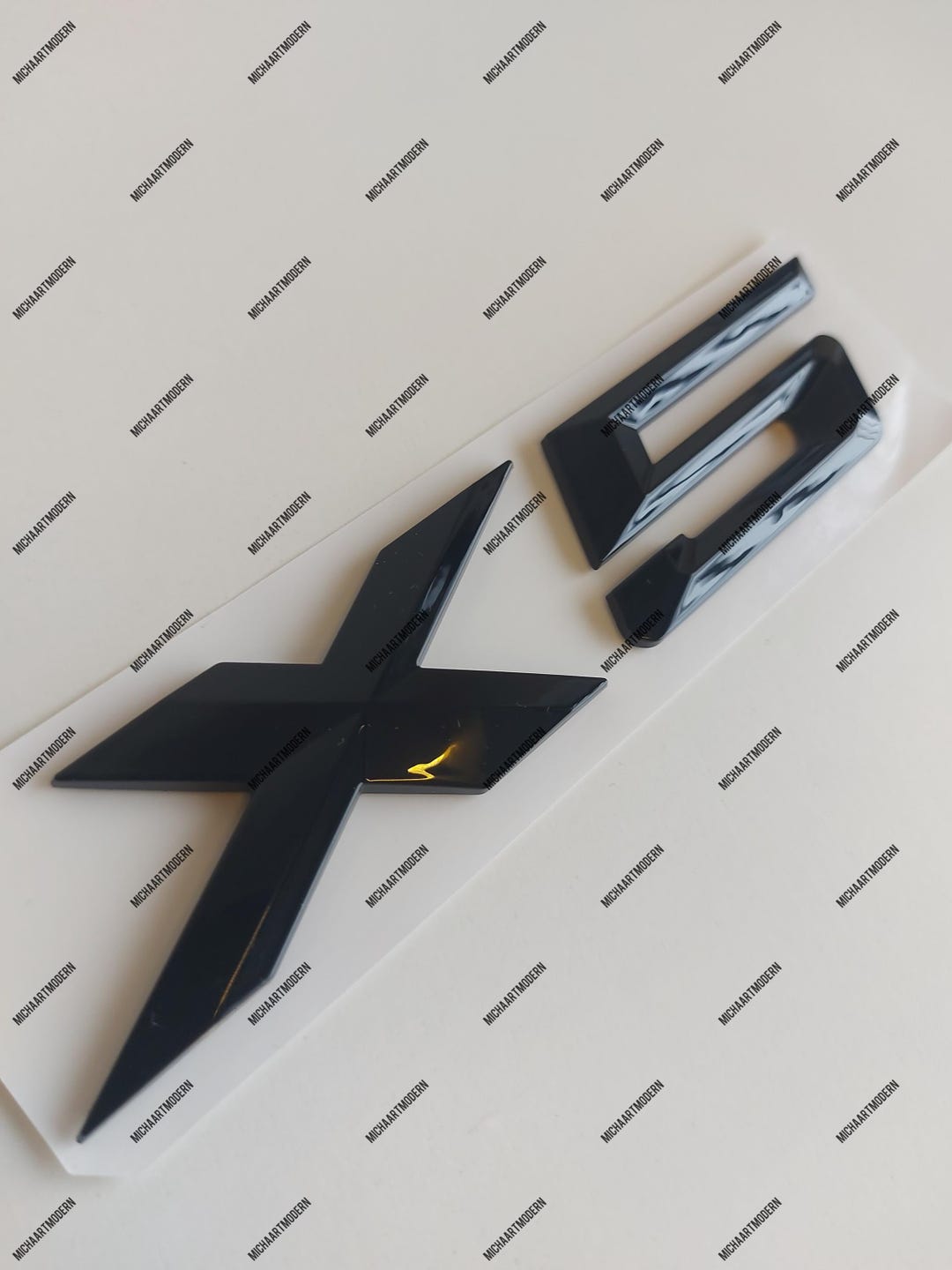 Bmw X5 Emblem Trunk, Black Glossy New in Foil, Lettering, Badge ...