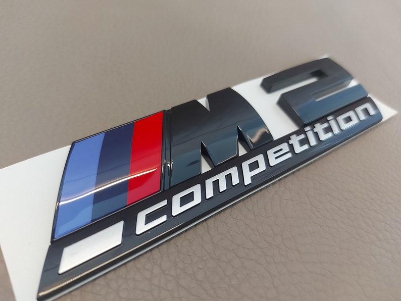 BMW M Competition Emblem, M1, M2, M3, M4, M5, M6...black Shiny New Item ...