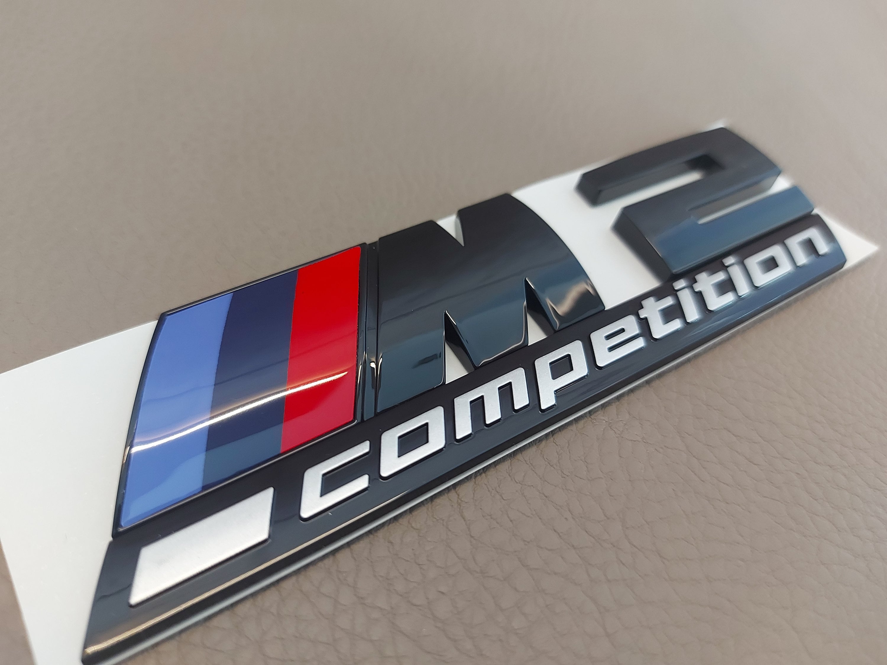 BMW M Competition Emblem, M1, M2, M3, M4, M5, M6...black Shiny New Item ...